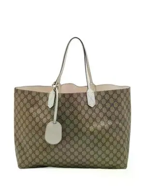 Gucci Medium Gg Supreme Reversible Tote Bag - Neutrals