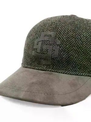GRAN SASSO Herringbone Pattern Baseball Cap