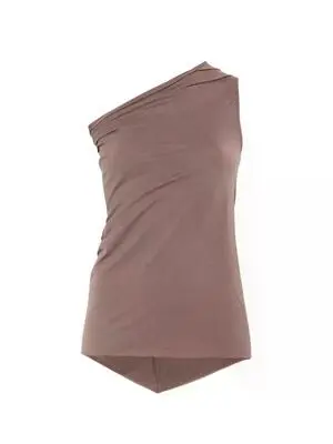 Rick Owens Athena One-shoulder Top - Neutrals