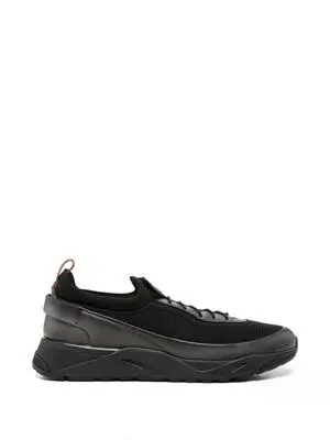 Santoni Panelled Low-top Sneakers
