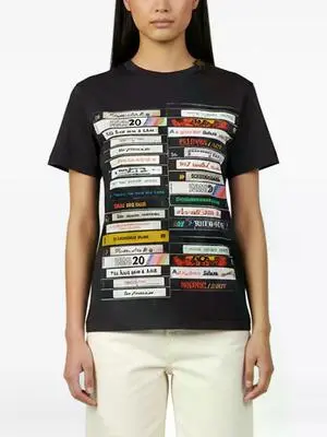 LOUIS VUITTON 2020 Vhs-print T-shirt - Black