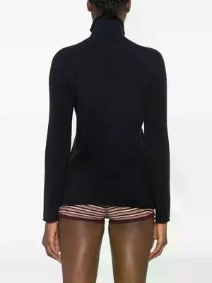 BEYOU Roll Neck Wool Sweater