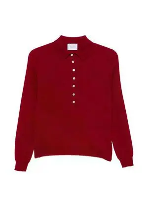 BEYOU Button-down Polo Sweater