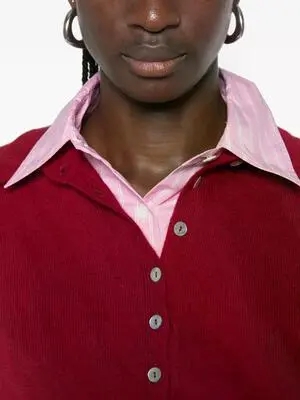 BEYOU Button-down Polo Sweater