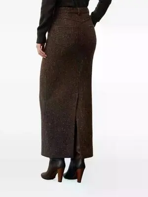 Polo Ralph Lauren Tweed-effect Maxi Skirt