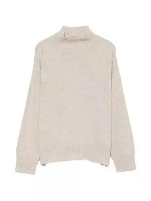D.exterior High Neck Sweaters For Women