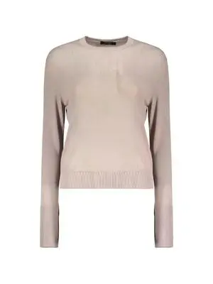 MOORER Button-detail Long-sleeve Sweater - Neutrals