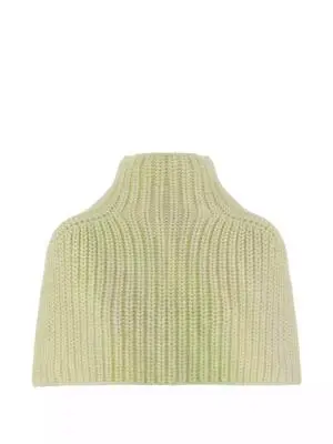 SA SU PHI Ribbed-knit Cashmere Cape - Yellow