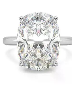 SOLO FOR DIAMONDS 5.0 Carat Cushion-cut Diamond Ring