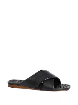 Kenzo Natsu Criss-cross Leather Sandals