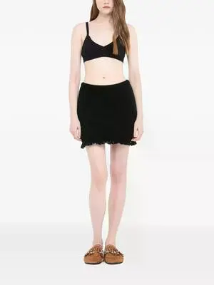 Alanui Fringe-trim Mini Skirt