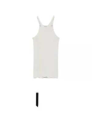 Rick Owens Ribbed Racer-back Tank Top - Neutrals
