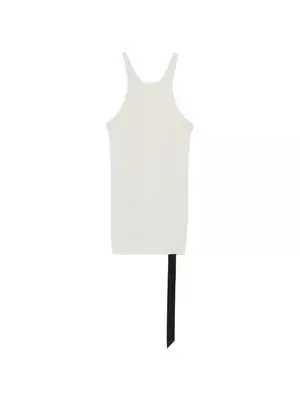 Rick Owens Ribbed Racer-back Tank Top - Neutrals