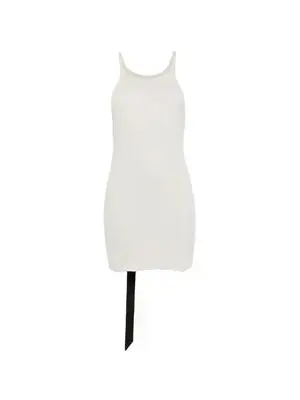 Rick Owens Ribbed Racer-back Tank Top - Neutrals