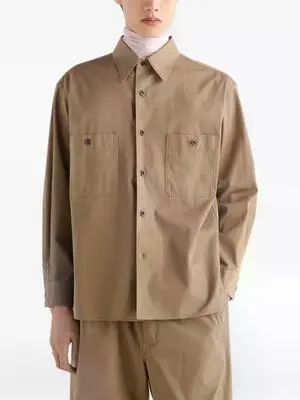 LEMAIRE Two-pocket Shirt In Light Cotton Twill