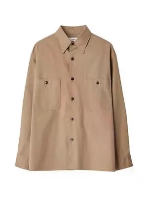 LEMAIRE Two-pocket Shirt In Light Cotton Twill - Neutrals