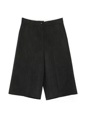 Seventy Dark Pinstripe Pattern Tailored Shorts