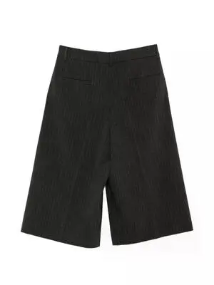 Seventy Dark Pinstripe Pattern Tailored Shorts