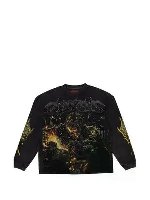 GODSPEED Graphic-print Long-sleeve Sweatshirt - Black
