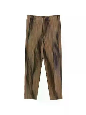 Issey Miyake Cropped Pleated Trousers