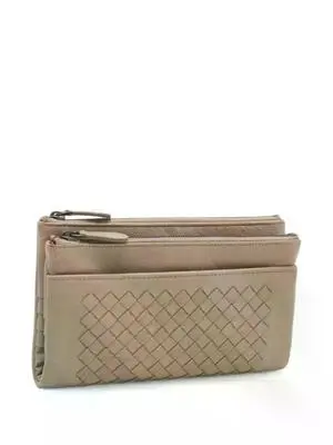 Bottega Veneta Intrecciato Zip-around Wallet