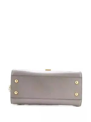 Saint Laurent Monogram Cabas Leather Baby Satchel