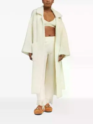 Alanui Rib-knit Belted Coat