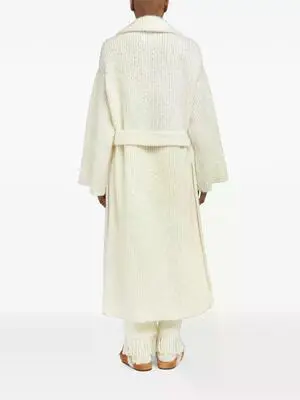 Alanui Rib-knit Belted Coat