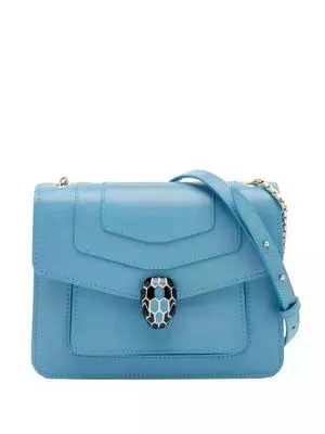 BVLGARI Small Serpenti Forever Cross Body Bag - Blue