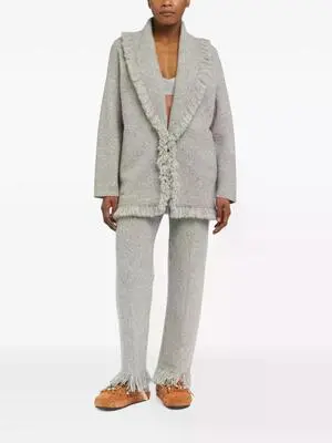Alanui Fringed Shawl Collar Cardigan