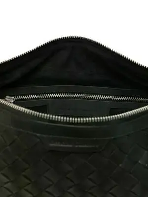Officine Creative Woven Leather Shoulder Bag