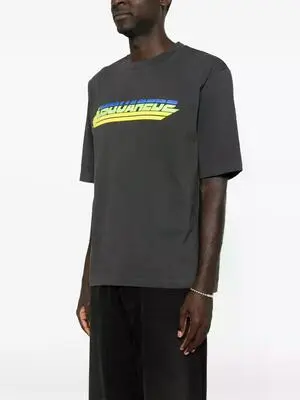 Dsquared2 Logo-print Cotton T-shirt - Grey