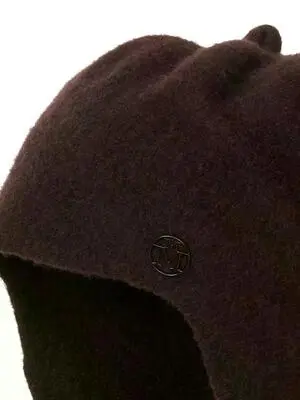 MAISON MICHEL Paulina Logo-plaque Hat
