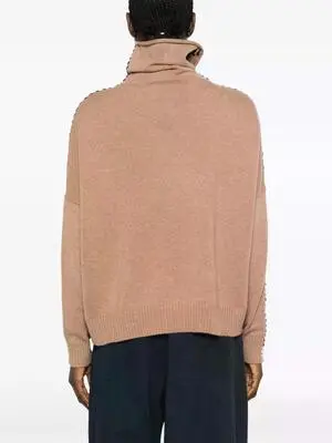 KUJTEN Thea Snow Whipstitch-trim Sweater