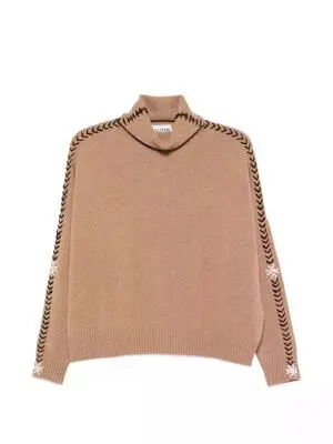 KUJTEN Thea Snow Sweater - Brown