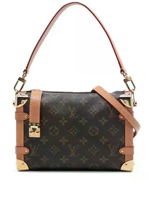LOUIS VUITTON 2022-2026 Monogram Side Trunk Mm Satchel - Brown