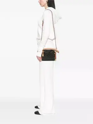LOUIS VUITTON Monogram Side Trunk Mm Satchel - Brown