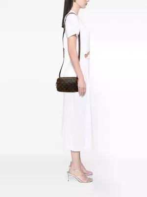 LOUIS VUITTON 1987 Monogram Pochette Marly Bandouliere Crossbody Bag - Brown