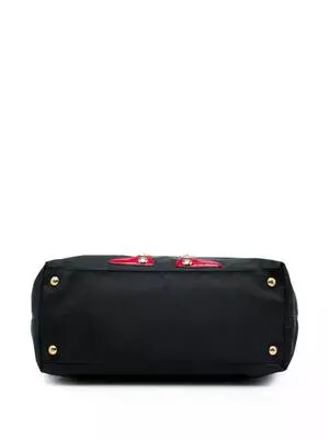 Prada 2013-2016 Saffiano Trimmed Tessuto Robot Tote Bag