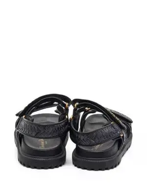 Dior Dioract Raffia Sandals