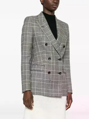 Tagliatore Check-pattern Double-breasted Blazer