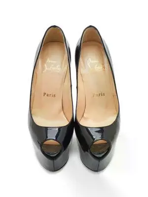 CHRISTIAN LOUBOUTIN Highness Peep-toe Platform Pumps