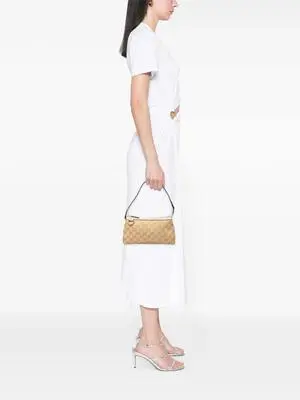 Gucci 2000-2015 Gg Canvas Abbey D Ring Pochette Handbag