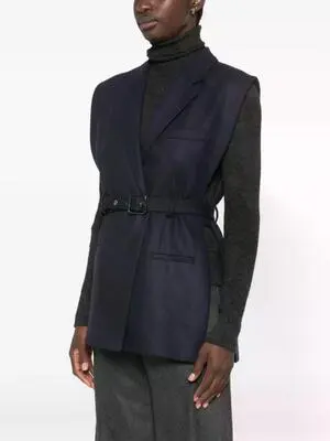 Pinko Belted Sleeveless Jacket