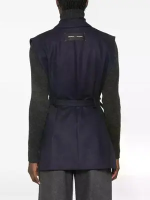 Pinko Belted Sleeveless Jacket