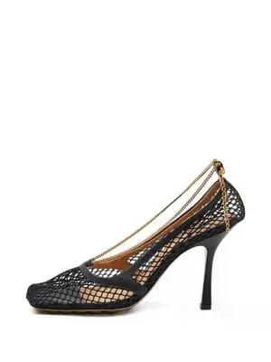 Bottega Veneta Stretch Chain Pumps - Black
