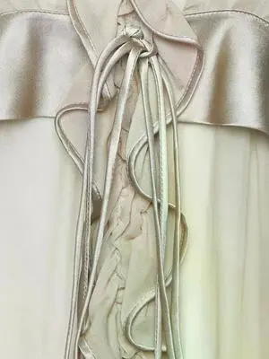 Dolce & Gabbana Ruffled Sheer Blouse