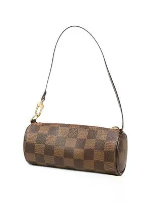 LOUIS VUITTON 1990-2020 Damier Ebene Papillon Pochette Handbag