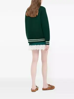 Alanui X Looney Tunes Bugs Bunny Wool Jacquard Sweater