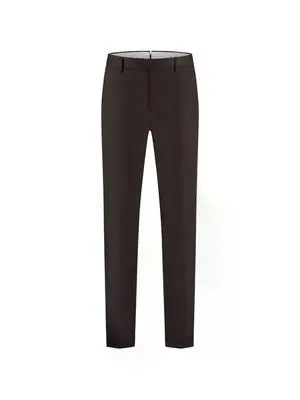 PT TORINO Tailored Pressed Crease Trousers - Brown